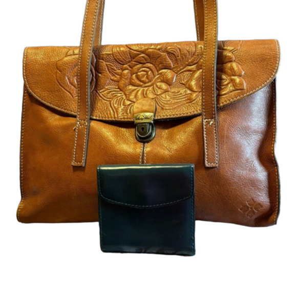 Patricia Nash | Bags | Patricia Nash Leather Brailes Portfolio Satchel ...
